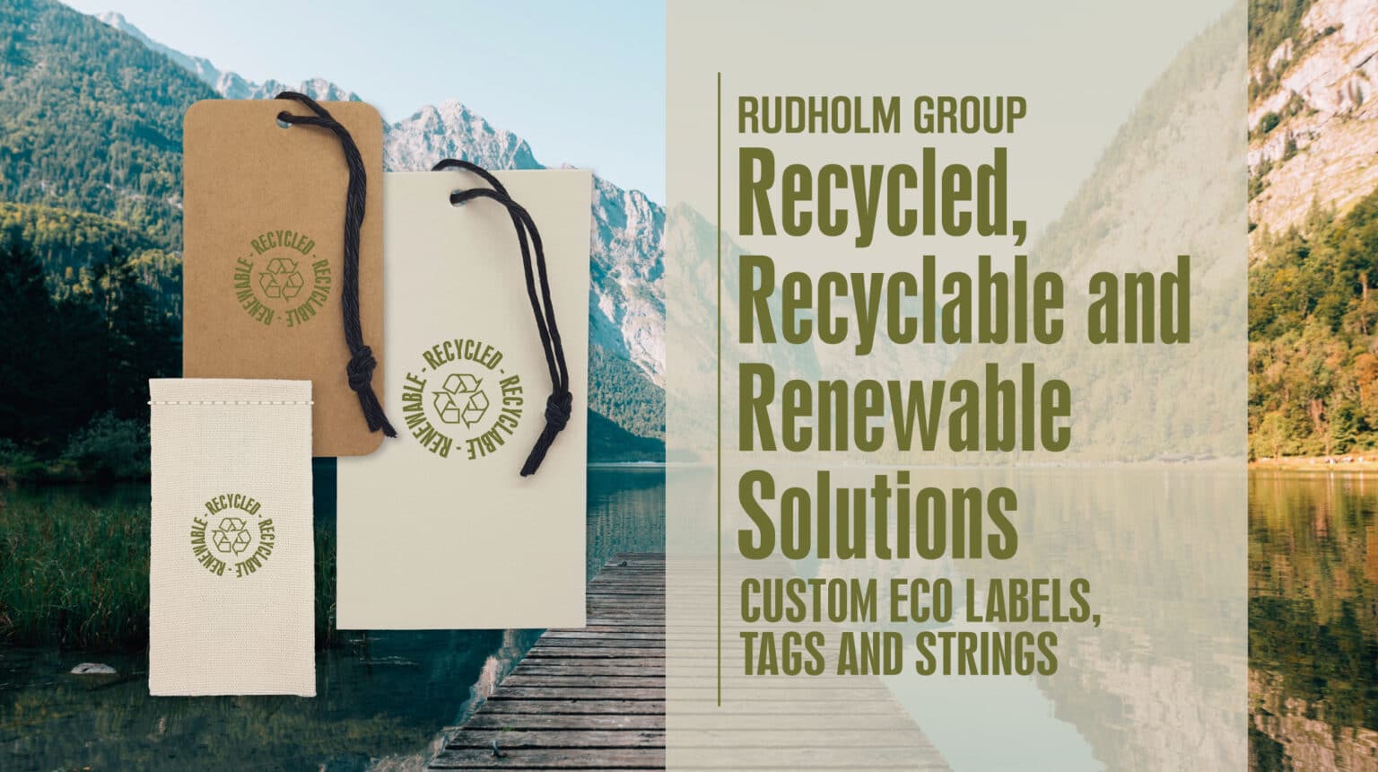 Custom Eco Labels, Tags, and Strings: Recycled, Recyclable, and ...